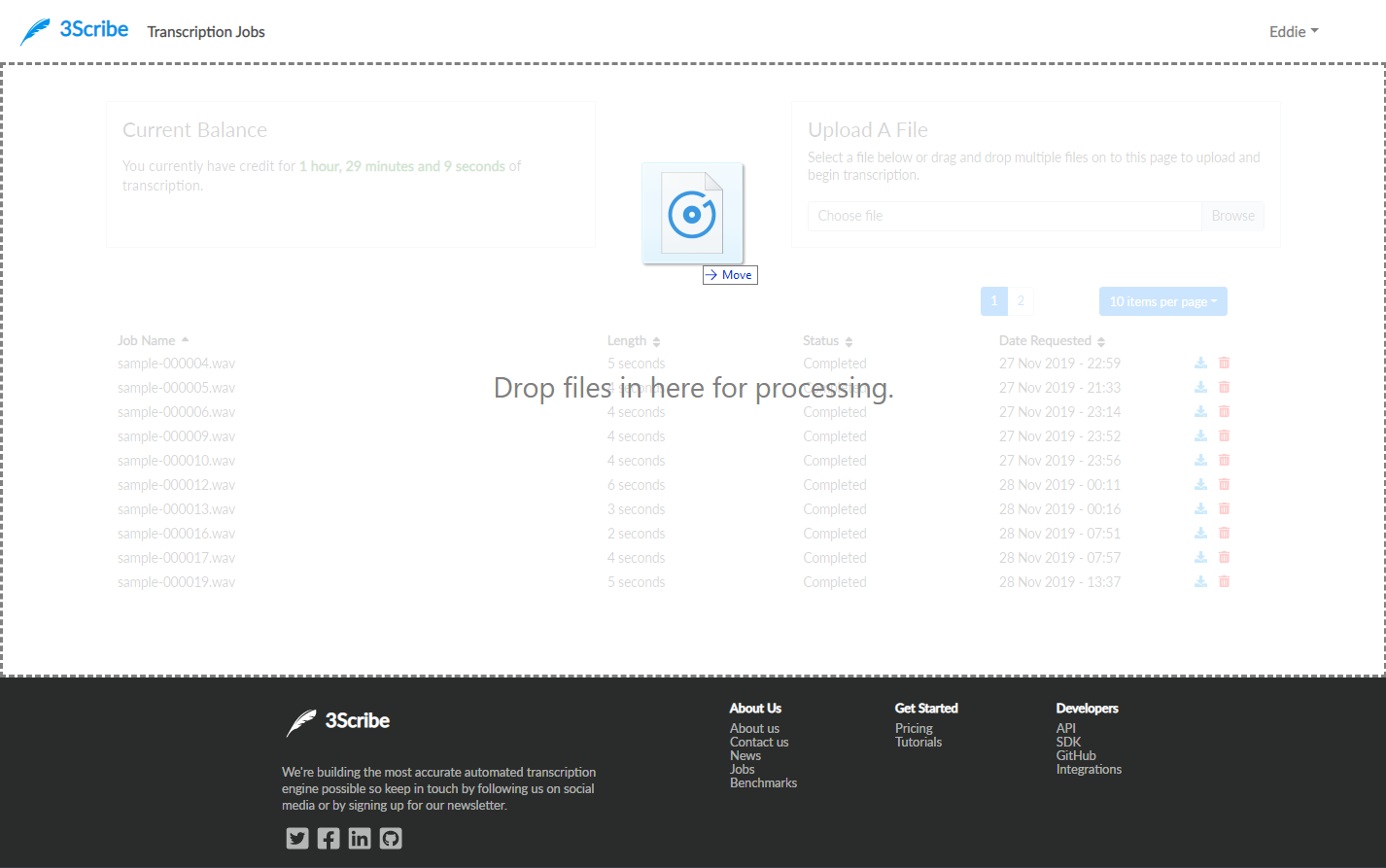 3Scribe - The worlds most accurate automated transcription service. Also available as a speech ...